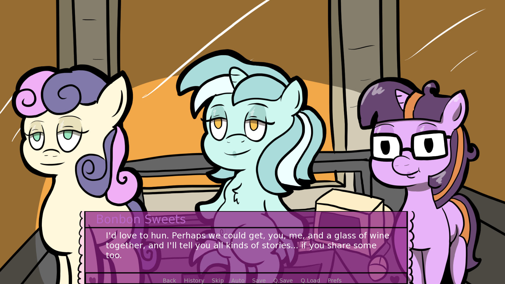 The Big Pony Dating sim by TheCrimsonDM Vanillia