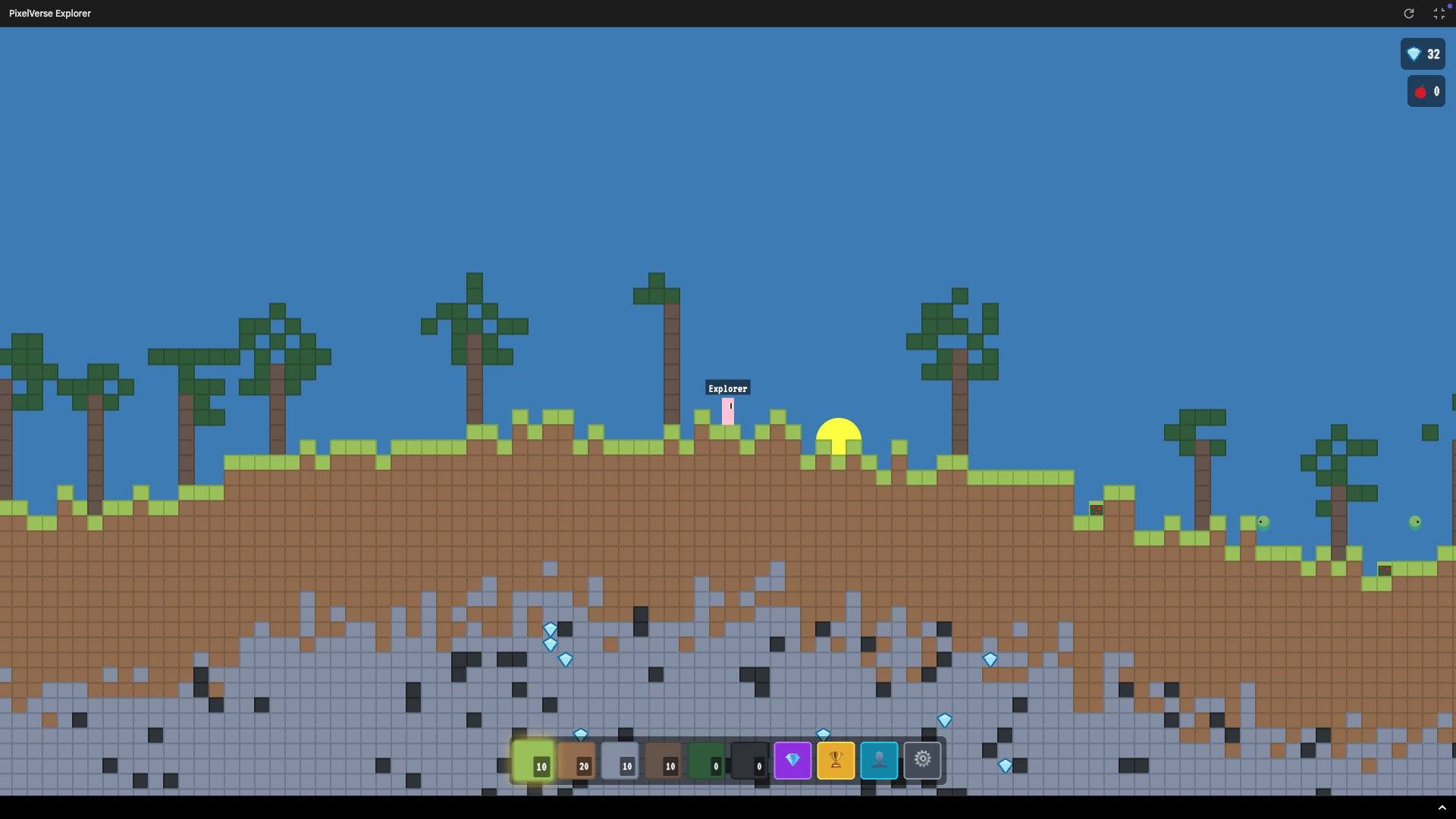 PixelVerse Explorer: Ultimate Sandbox Dig, Build & Treasure Hunt ...
