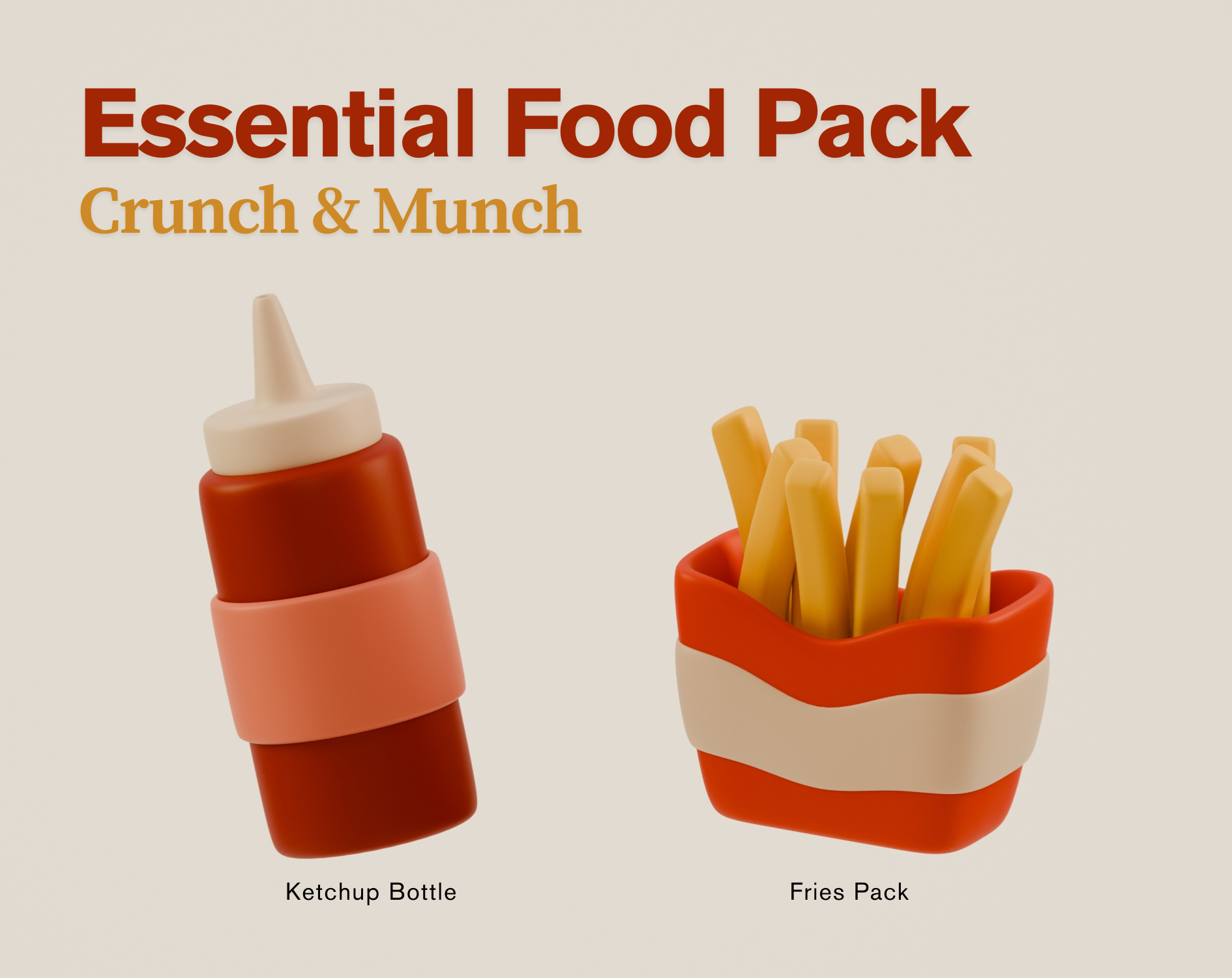 Essential Food Pack Vol.1 by CloudyCreates