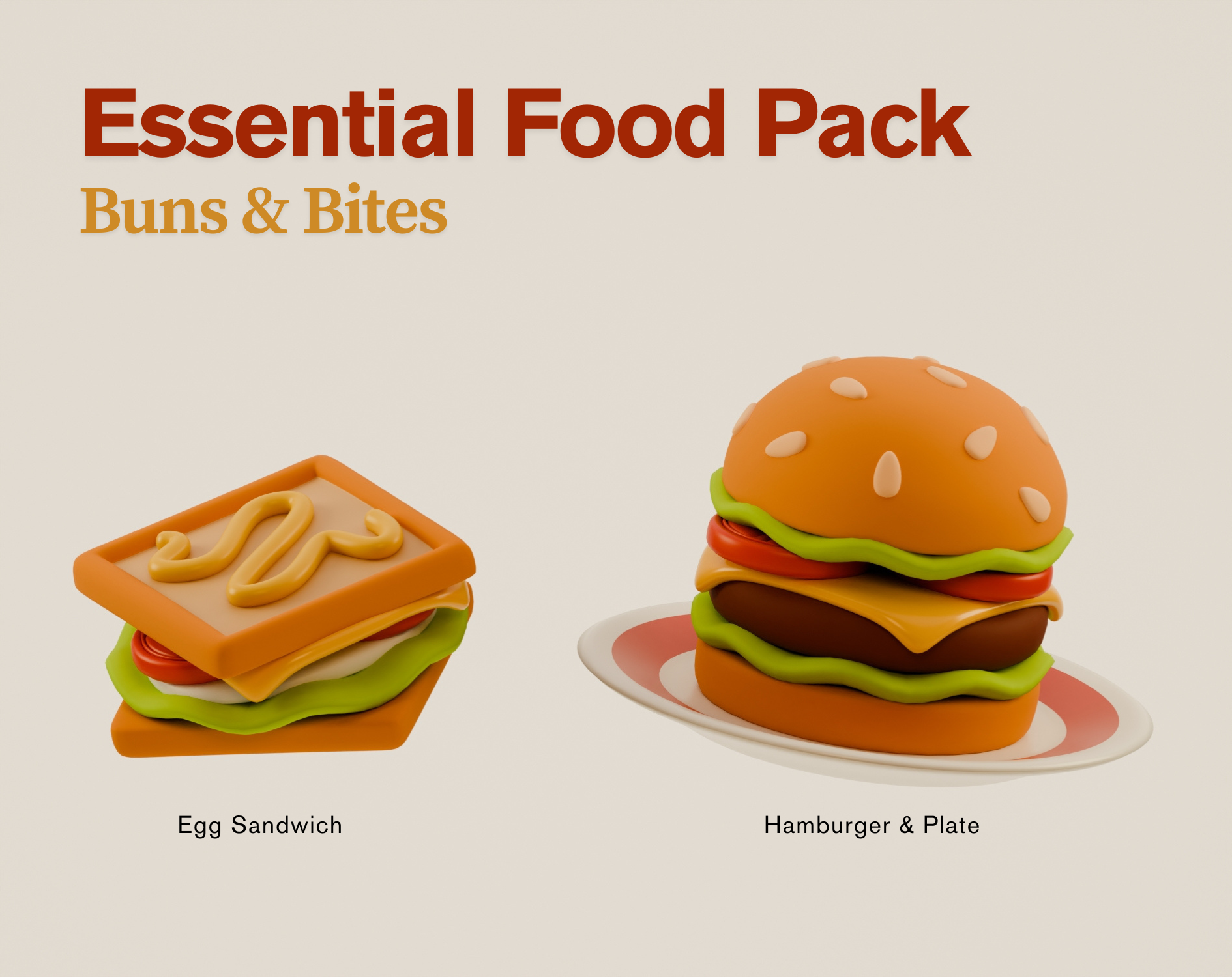 Essential Food Pack Vol.1 by Milo Works