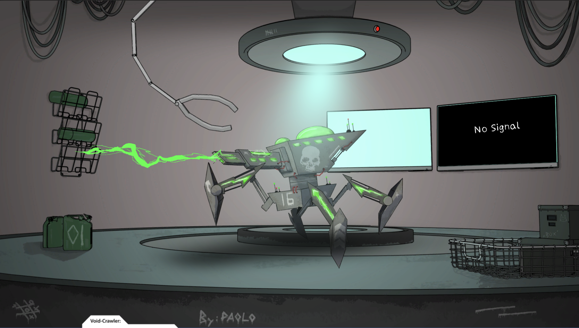 Cosmic Crushers - Interactive Illustration by Paolo16