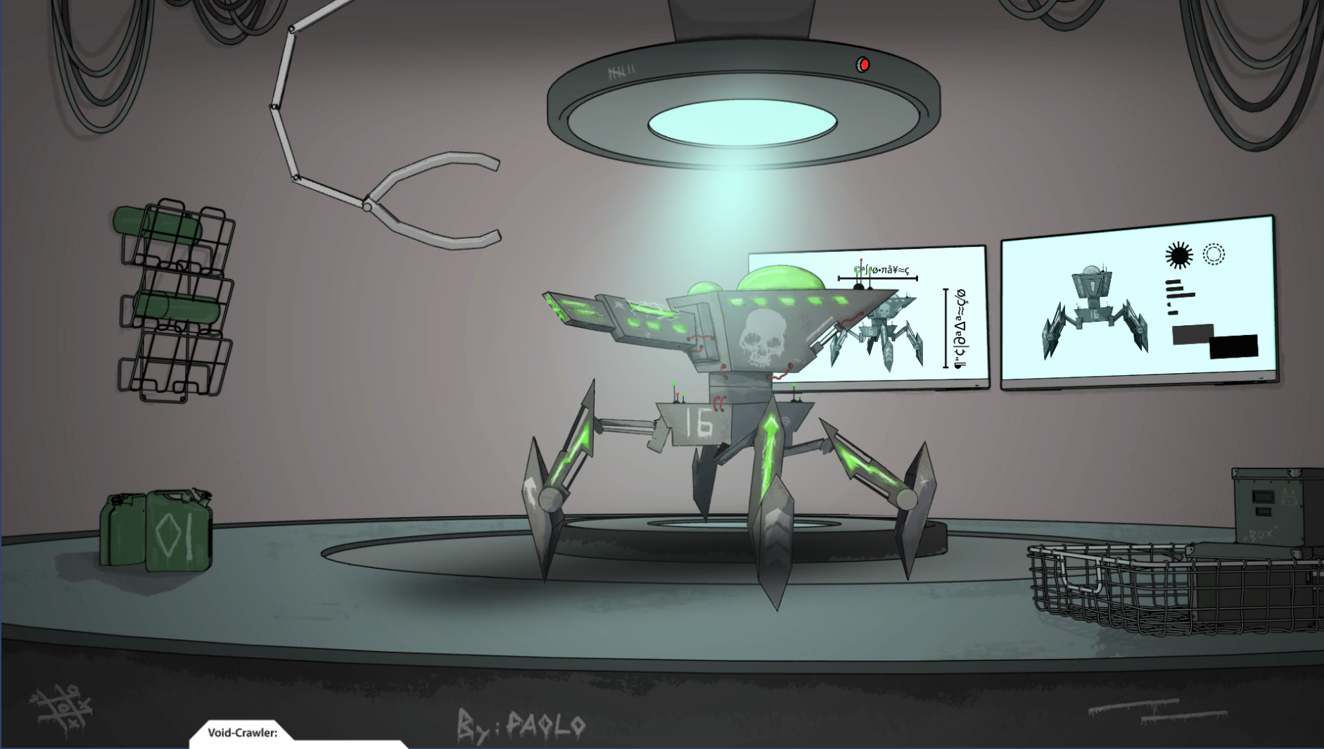 Cosmic Crushers - Interactive Illustration by Paolo16