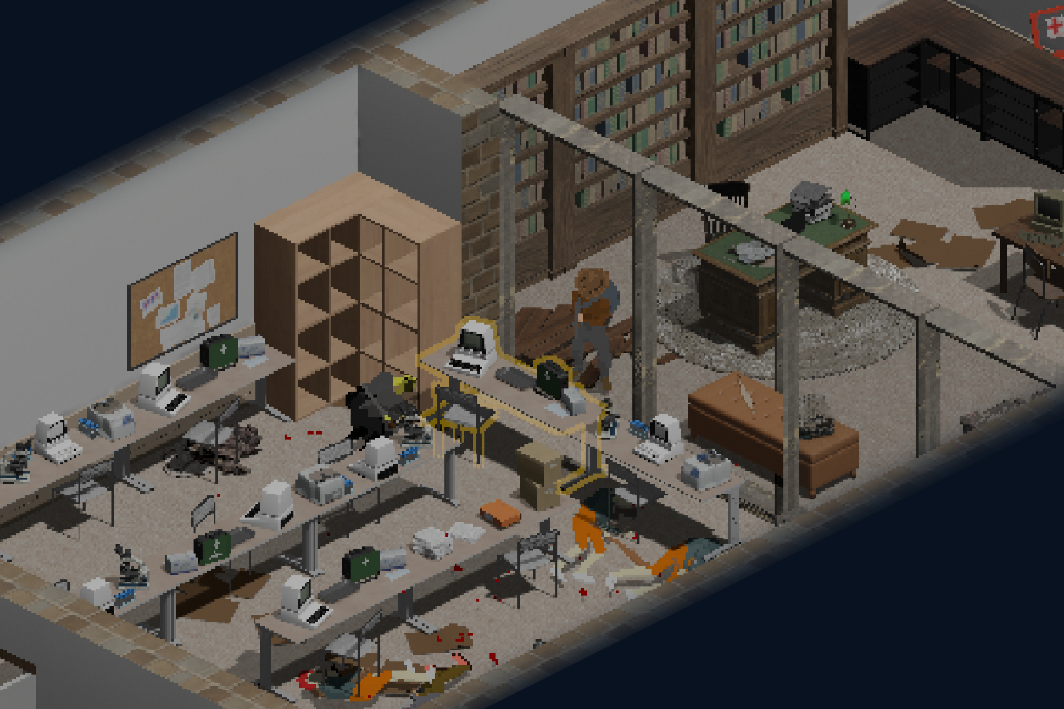 Zombie Interior - HD Isometric Tileset by SmallScaleInt