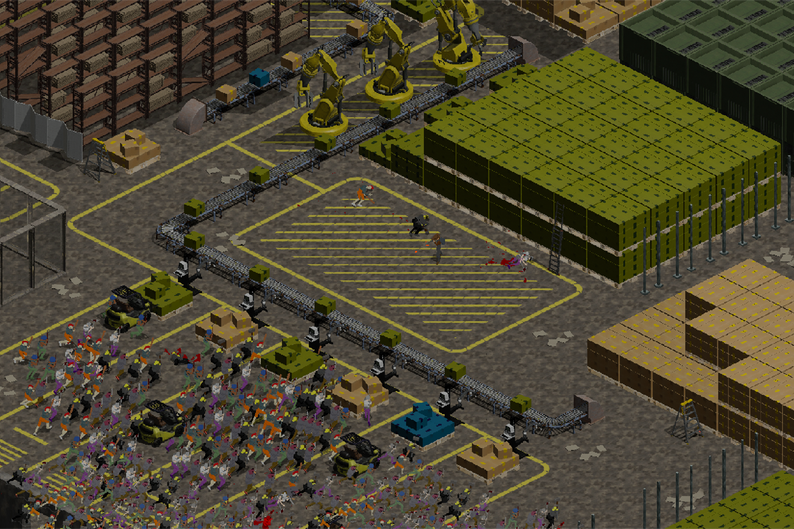 Zombie Interior - HD Isometric Tileset by SmallScaleInt