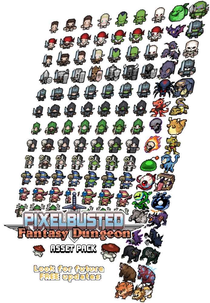 Pixel Busted Fantasy Dungeon Asset Pack by ThePixelBuster