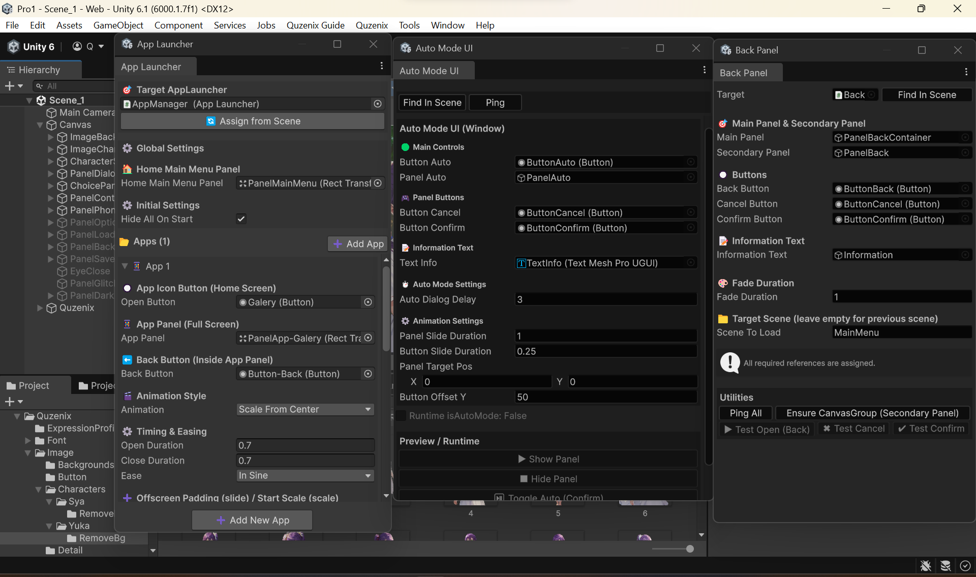 Quzenix VN Engine Pro v2.0.0 – Complete Visual Novel Engine for Unity by Quzenix