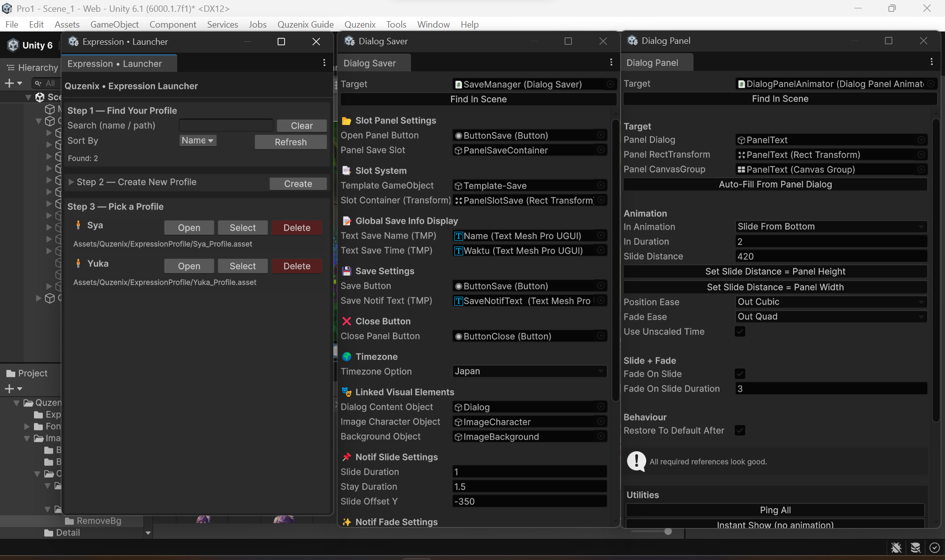Quzenix VN Engine Pro v2.0.0 – Complete Visual Novel Engine for Unity by Quzenix