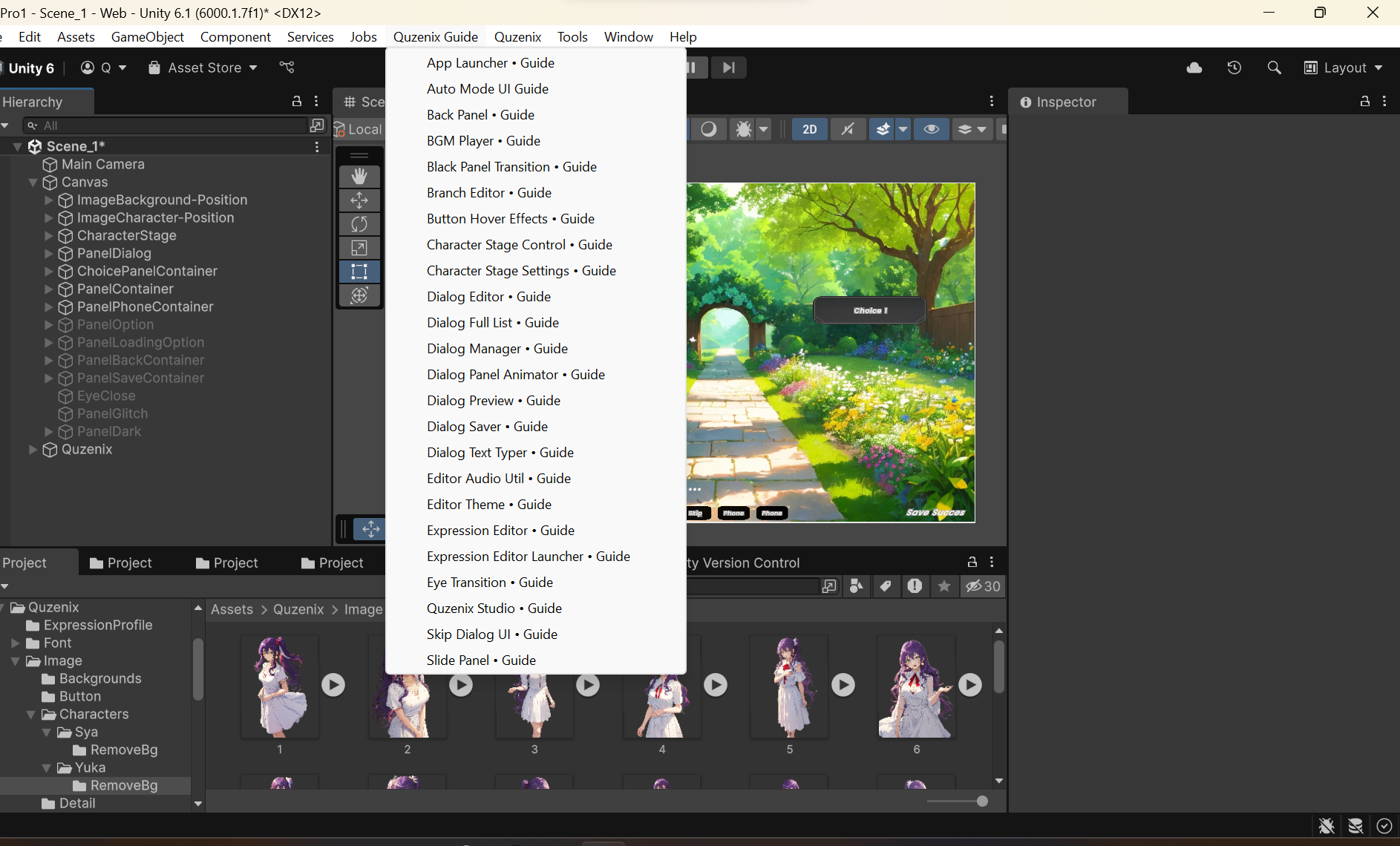 Quzenix VN Engine Pro v2.0.0 – Complete Visual Novel Engine for Unity by Quzenix
