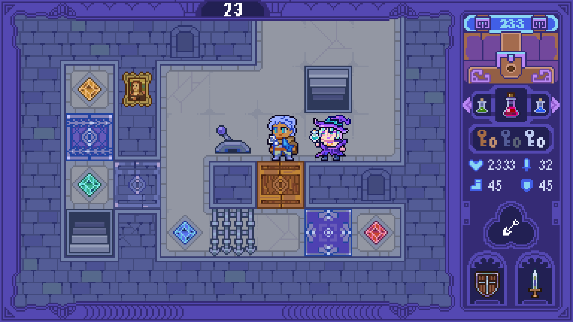 Magic Tower style pixel art asset by catpaper