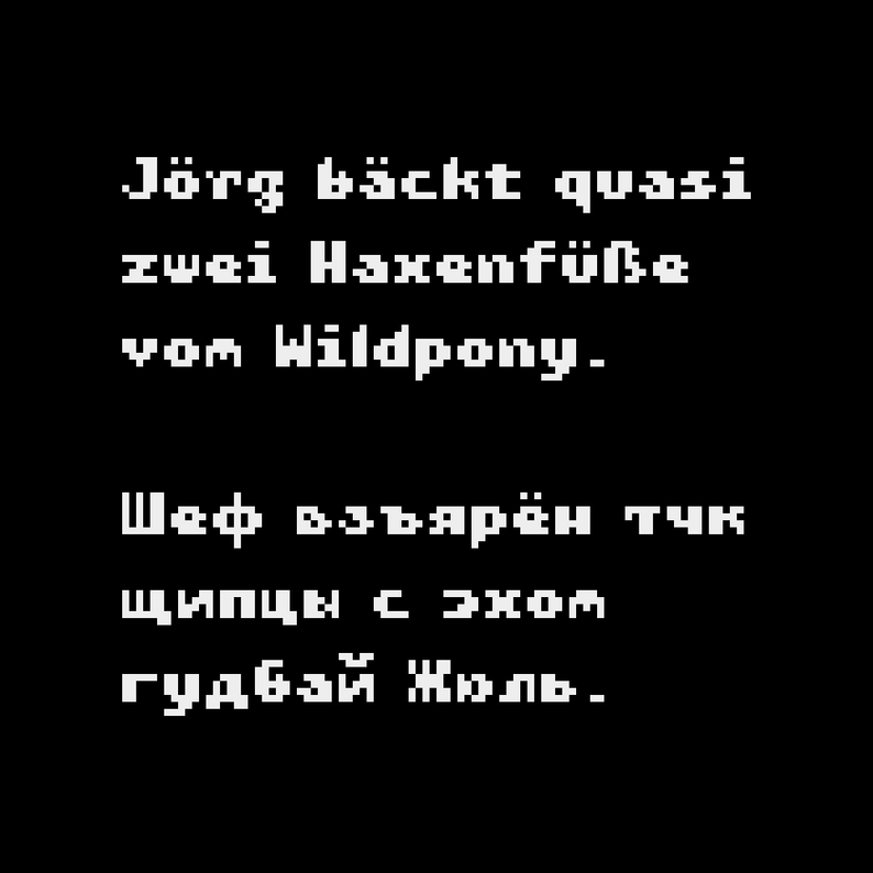 Pixel Font - TORCH by somepx
