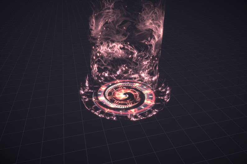 Stylized Fire Spell VFX For Unity by FlexUnit