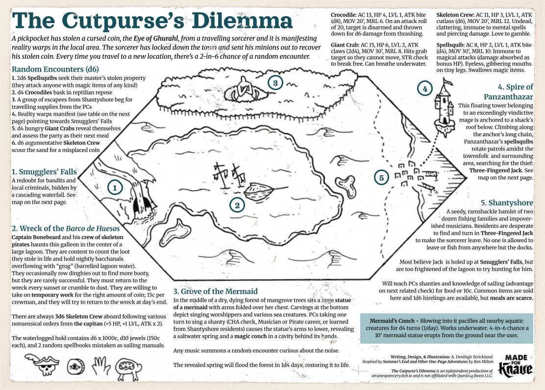 The Cutpurse's Dilemma by ArcaneSporecery