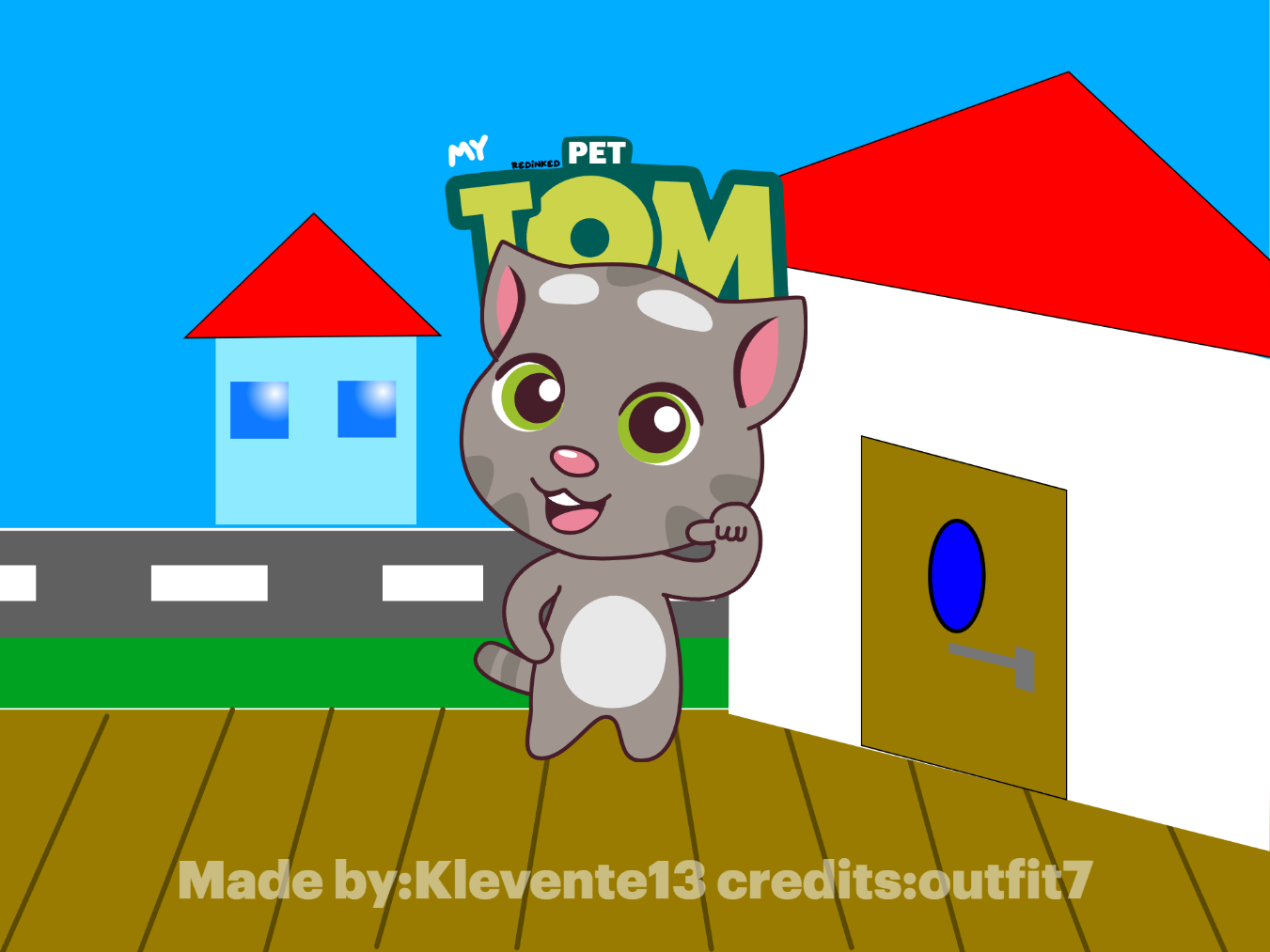 my pet tom redrinked by Klevente14