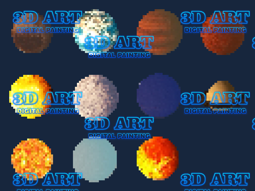 pixel planet by Master