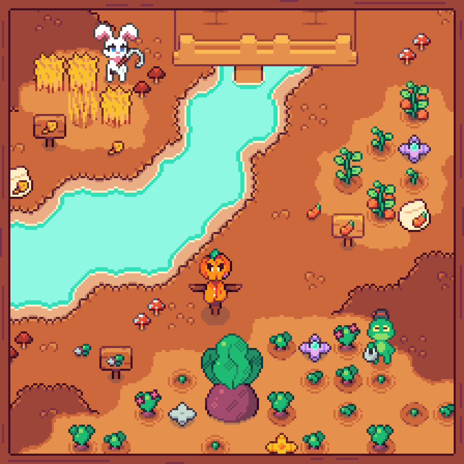 Crop Tilesets and Icons - 51 Pixel Art Sprites by RoleyMoth