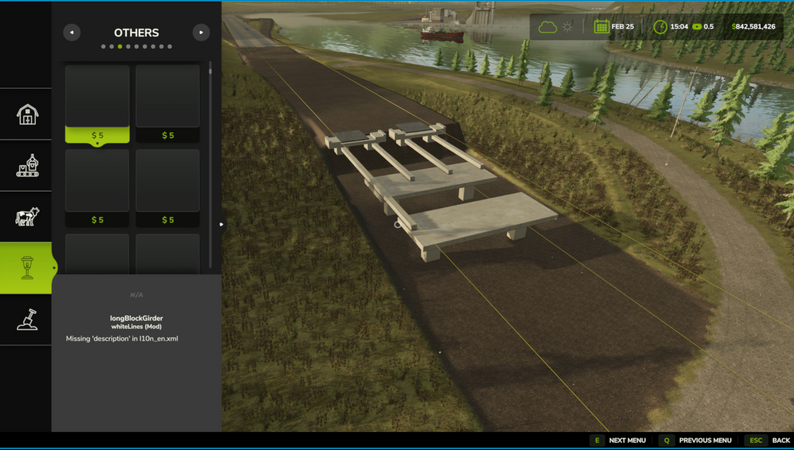 FS25 Interstate and Bridge Mod by CommonLogicLogistics