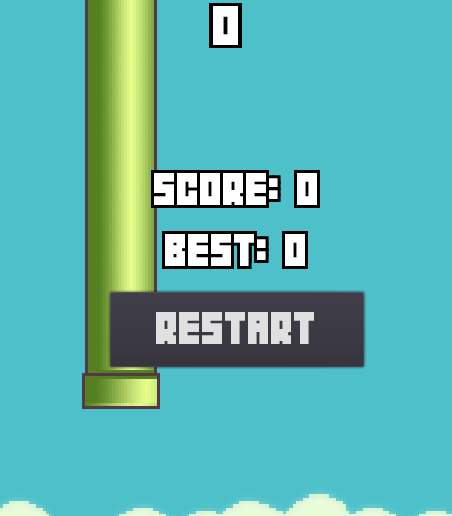 Flappy Bird Clone by Sushant Bramhacharya