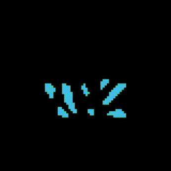 Pixel Art vfx - Ice by Comenzo Piskel