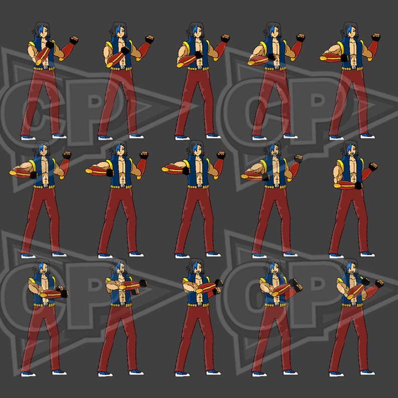 Brawler 2D Sprite by cascadeplay