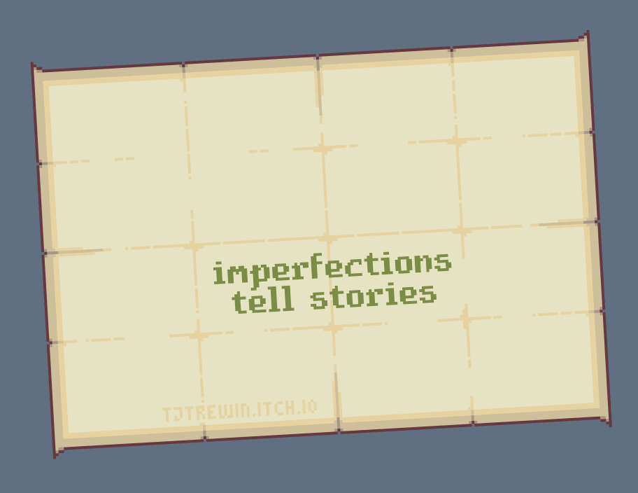 Pixel paper pack 1 - scrolls & ribbons tileset by TJ Trewin pixel artist