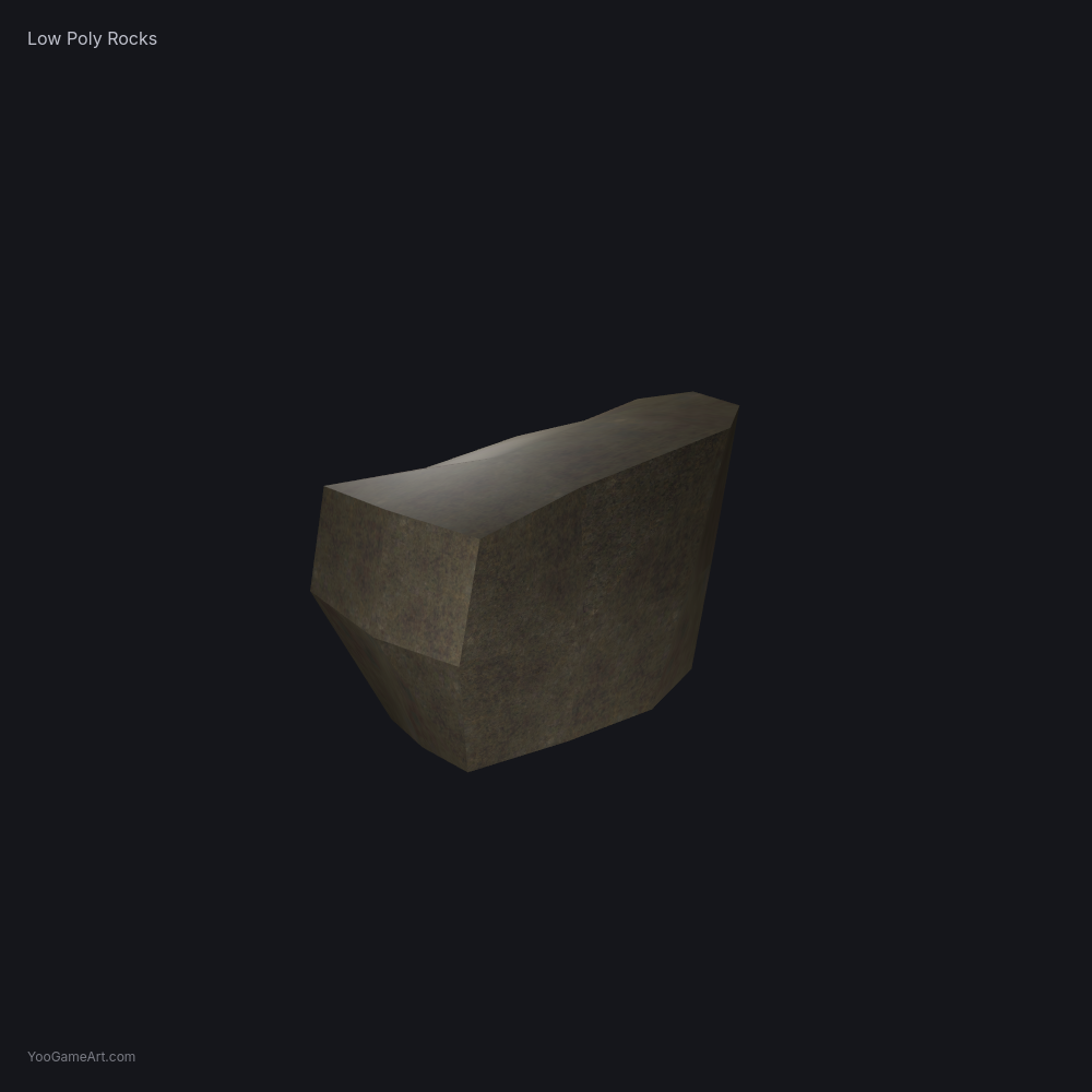 Low Poly Rocks Pack by Yoo Game Art