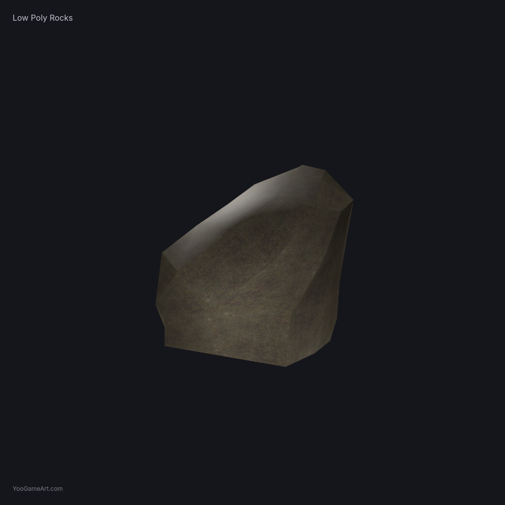 Low Poly Rocks Pack by Yoo Game Art