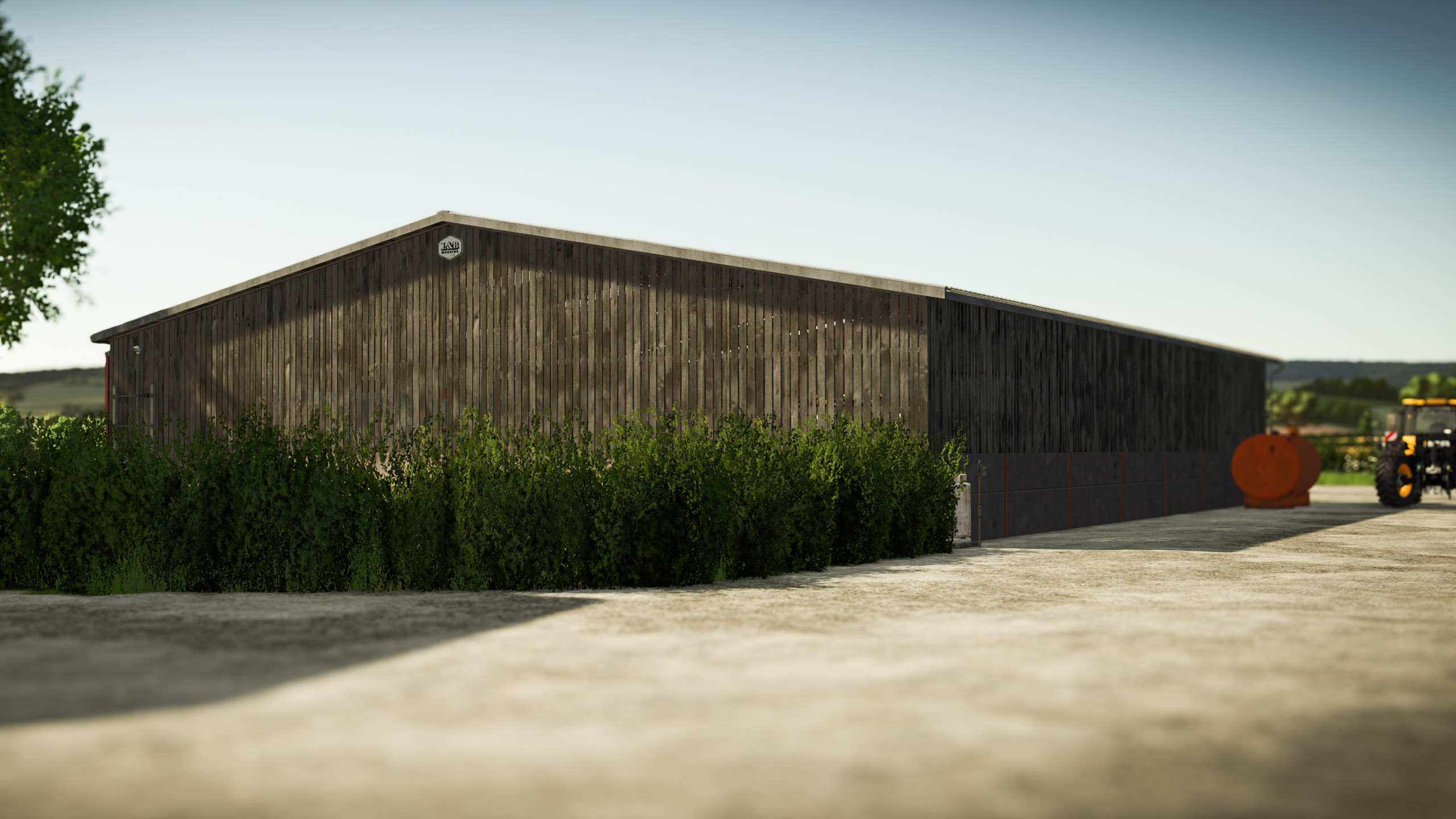 FS25 UK Shed with Workshop by LivinOnAPlayer