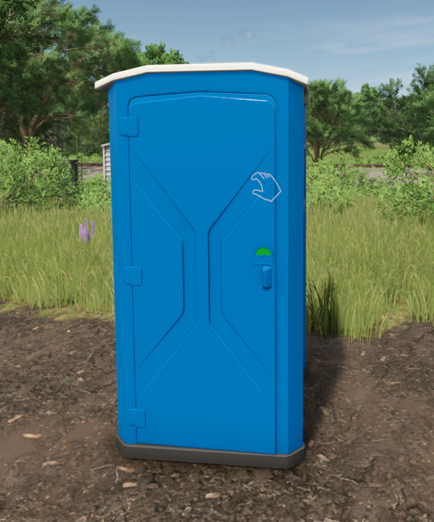 FS25 Porta Potty by Roughneck Modding Crew