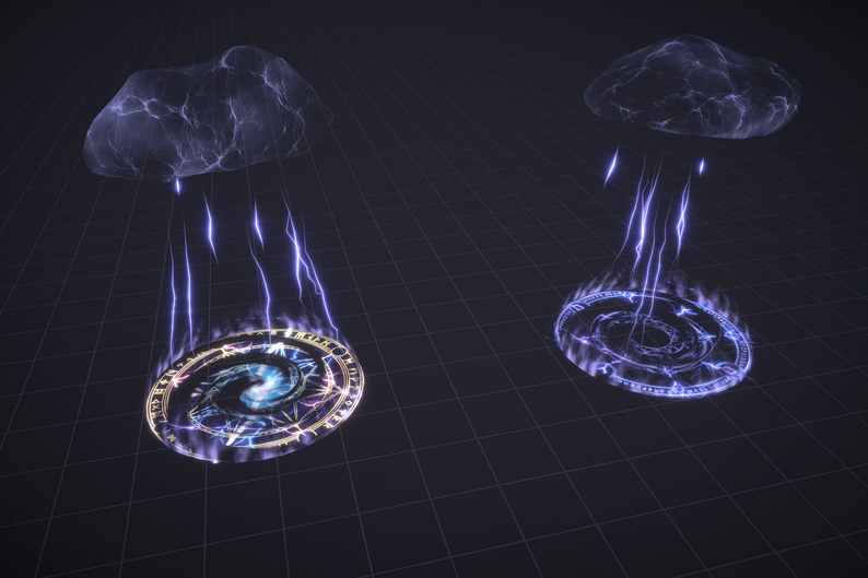 Stylized Thundercloud VFX For Unity by FlexUnit