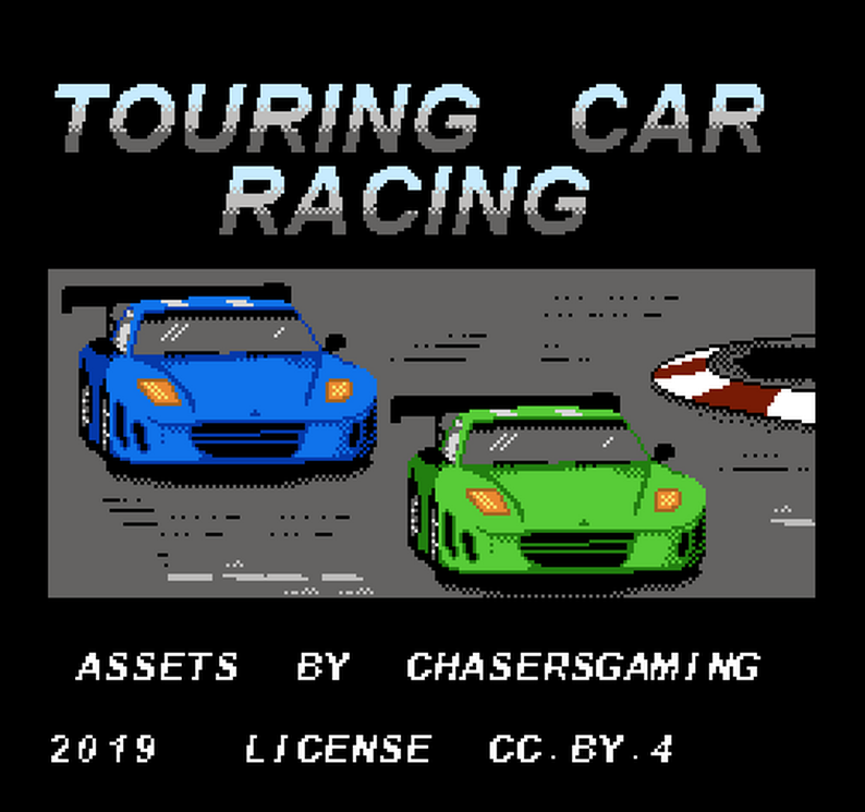Racing Asset Pack 'Touring Car' NES (top down) by chasersgaming