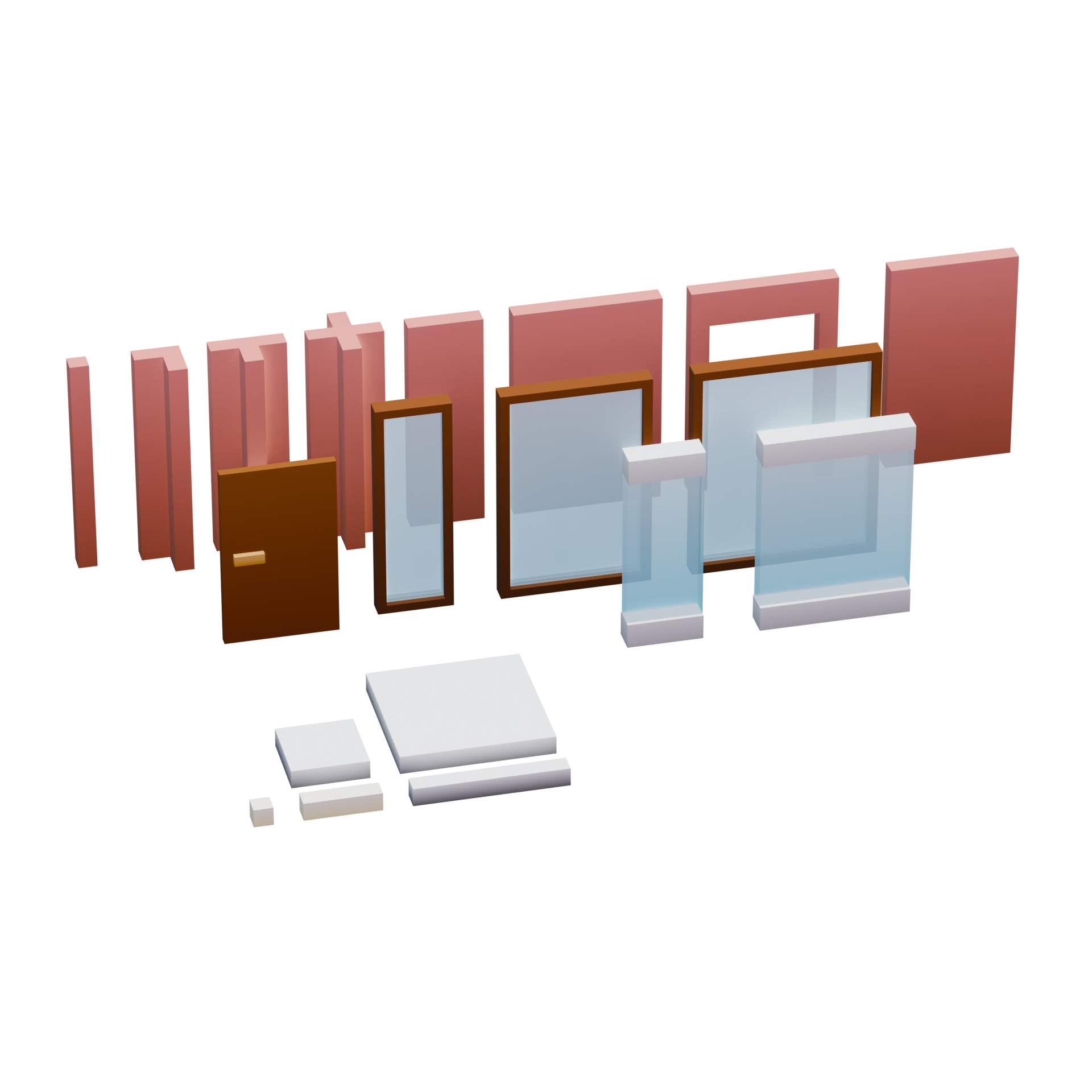 Cute and Cozy Low Poly Game Assets - Cozy Basic Home Interior Set ...