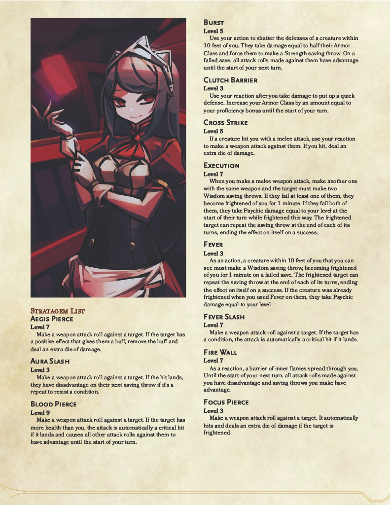 Phantom Rose 5e by ErlandVerow