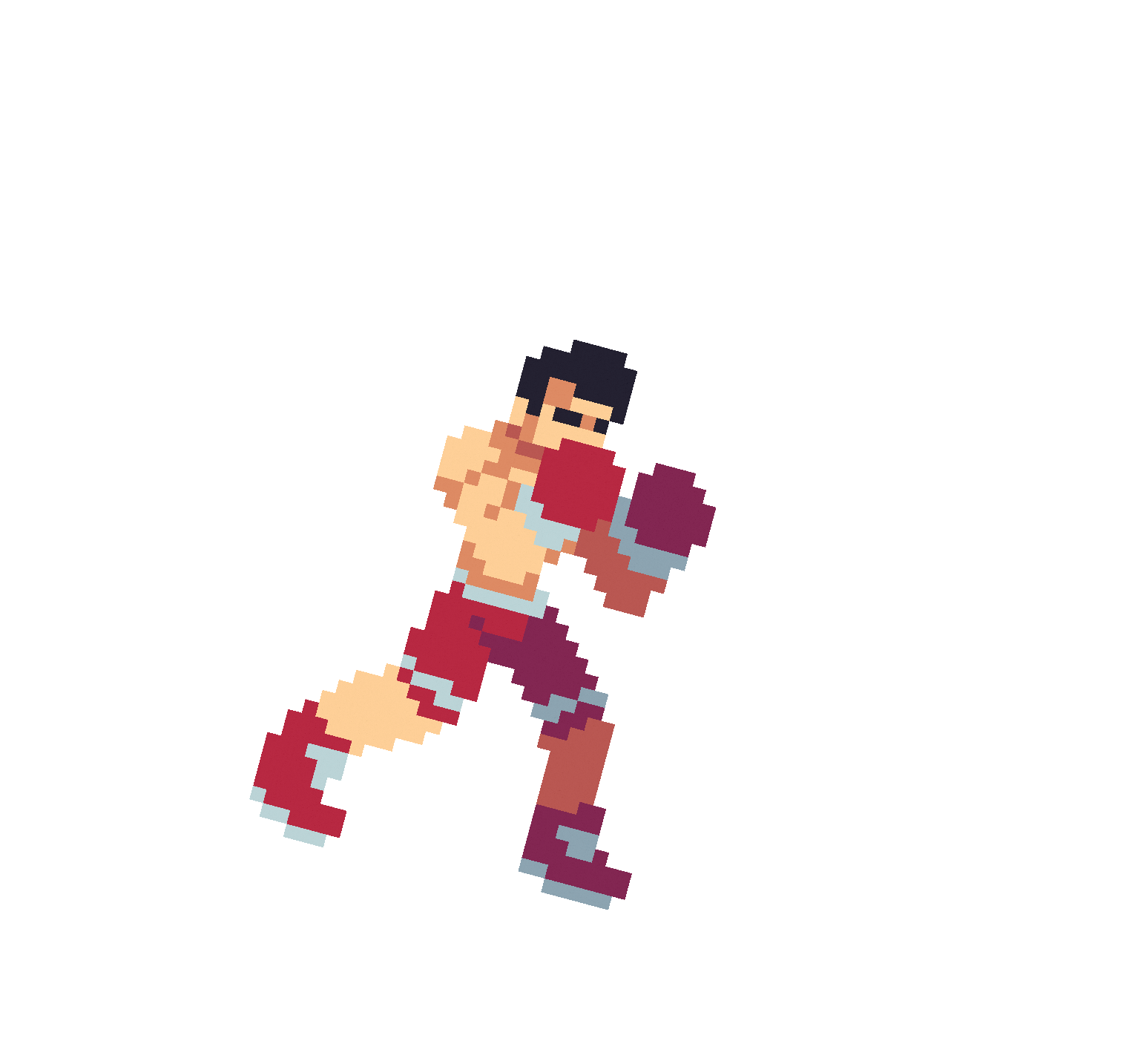 Pixel Art Boxer Character and Template Pack Update! - Pixel Art Boxer ...