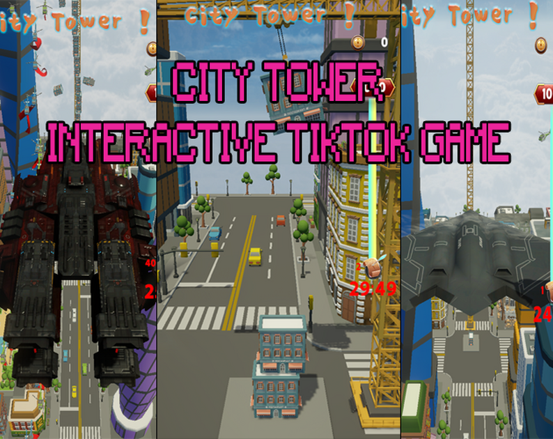 City Tower - Interactive TikTok Live Game by barrage game
