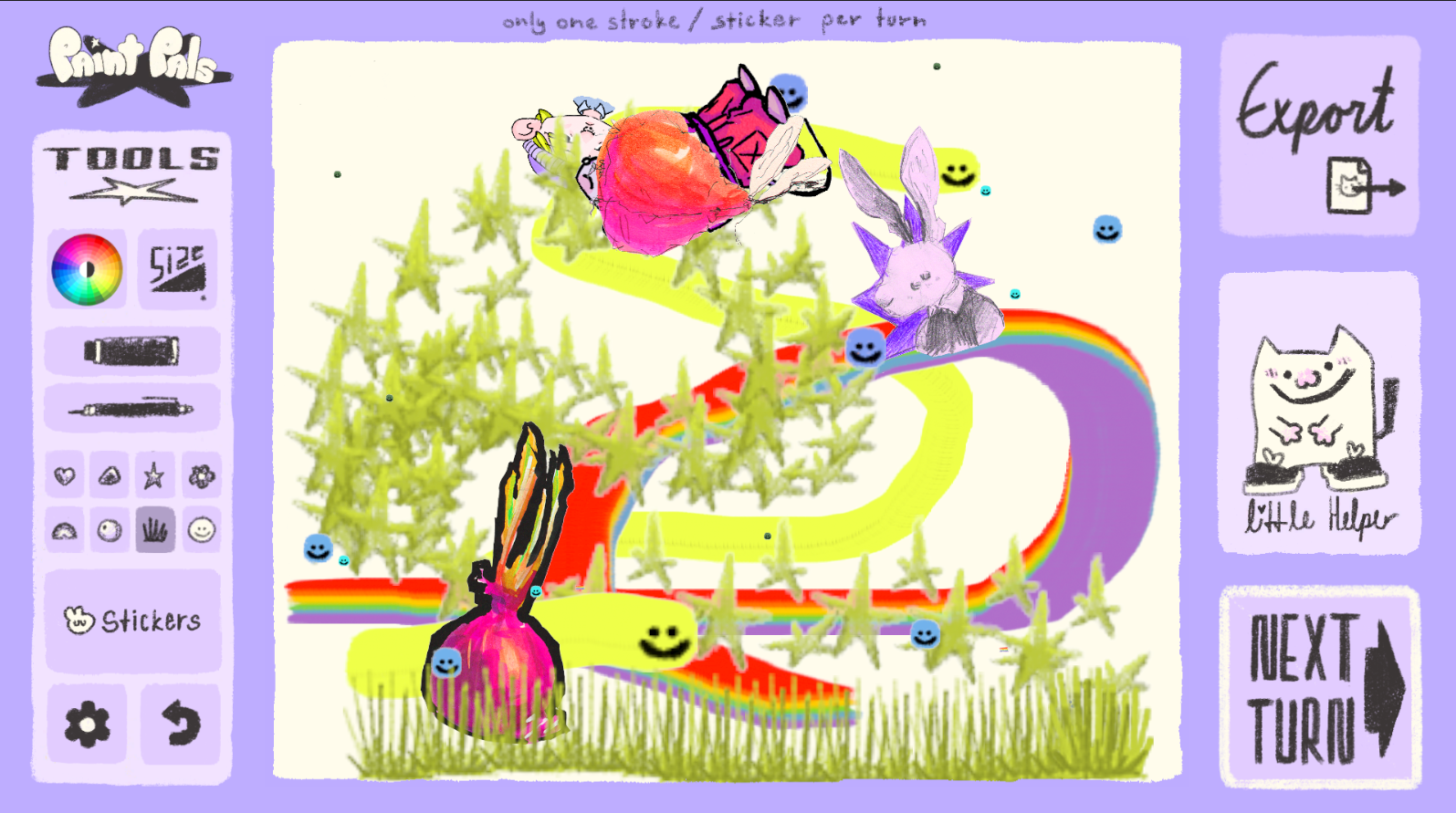 Rate PAINT PALS by JeremySmile, Ketamiii for GMTK Game Jam 2025 - itch.io