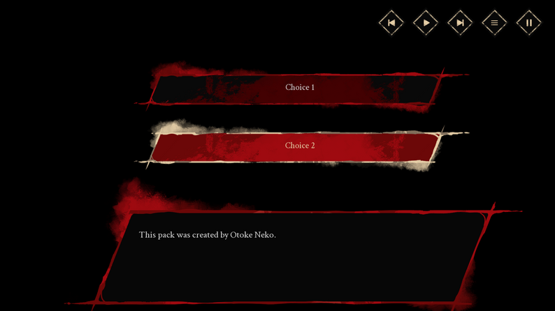 Vampire Blood GUI Pack by OTOJANG Games