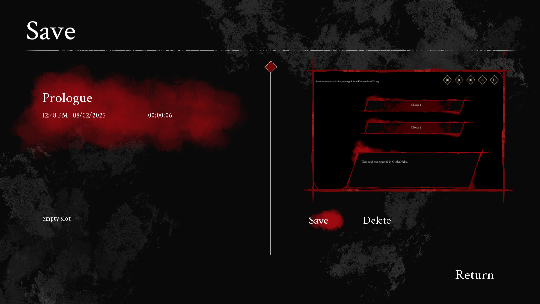 Vampire Blood GUI Pack by OTOJANG Games
