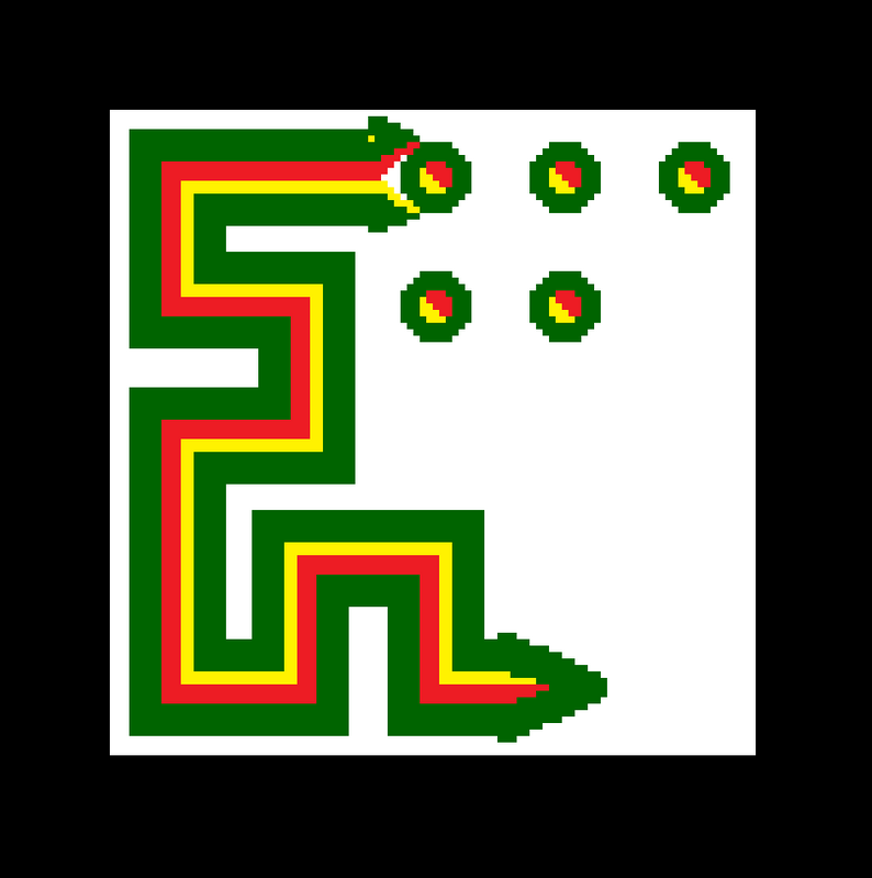 Pac-Snake's quest to become Ouroboros by clampitar