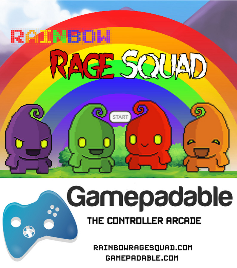 Rainbow Rage Squad by Gamepadable