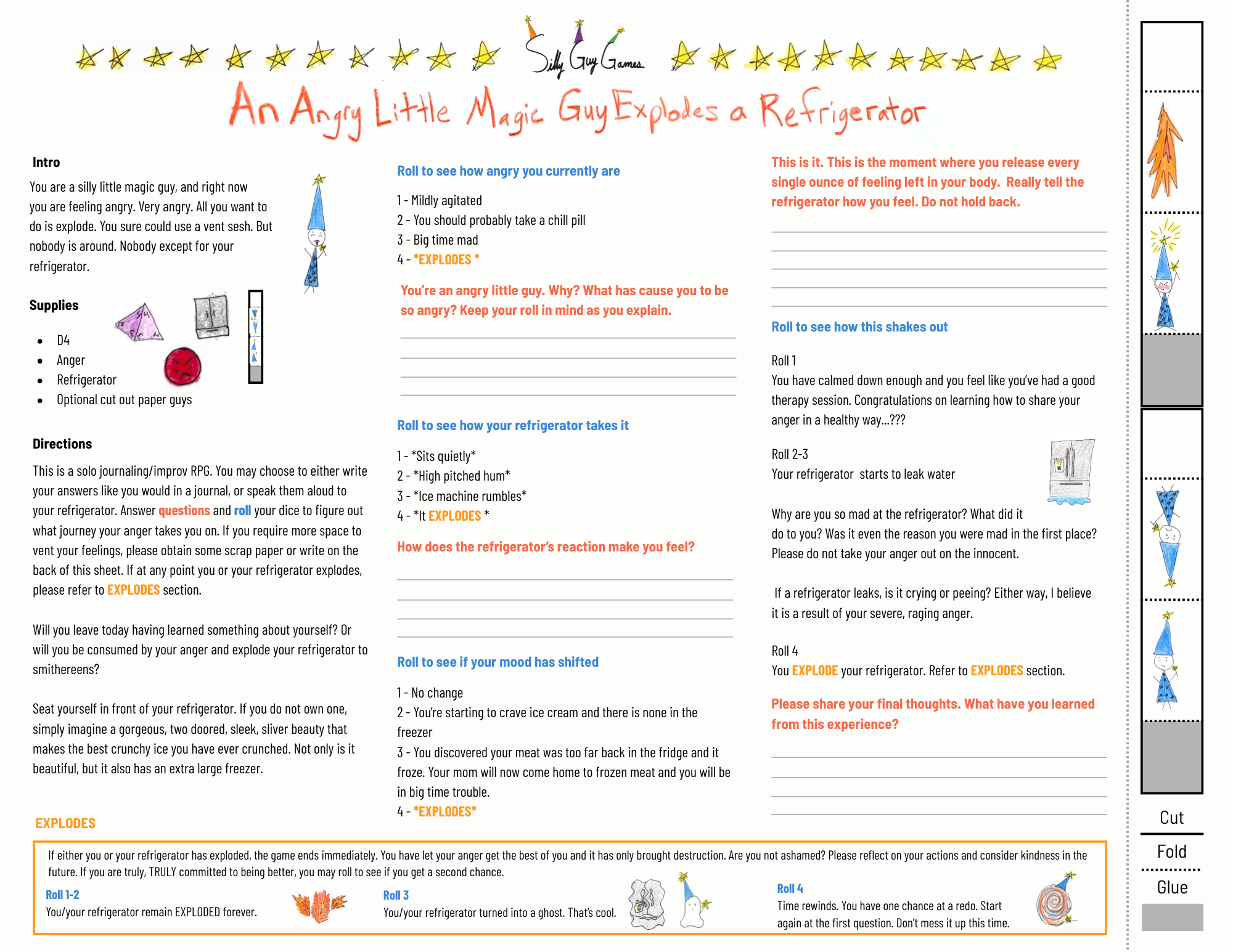 An Angry Little Magic Guy Explodes a Refrigerator by sillyguygames for ...