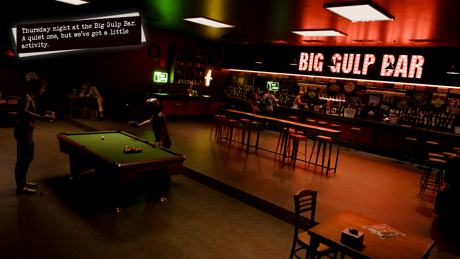 Hard Night at the Big Gulp Bar by R.B. Ashton