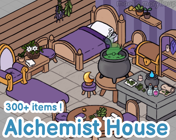 Alchemist House by MaelleMarylloup
