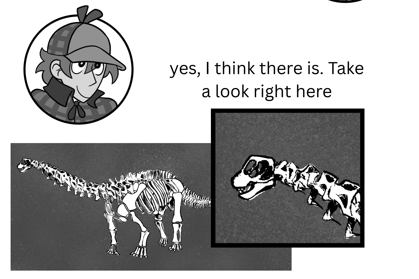 Sherlock Bones: The Case of the Mixed-Up Heads (Zine) by DinoDoggie