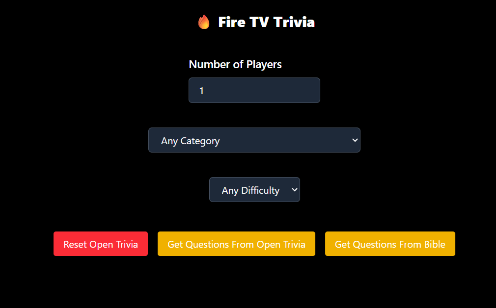 Fire TV Trivia by lostwords