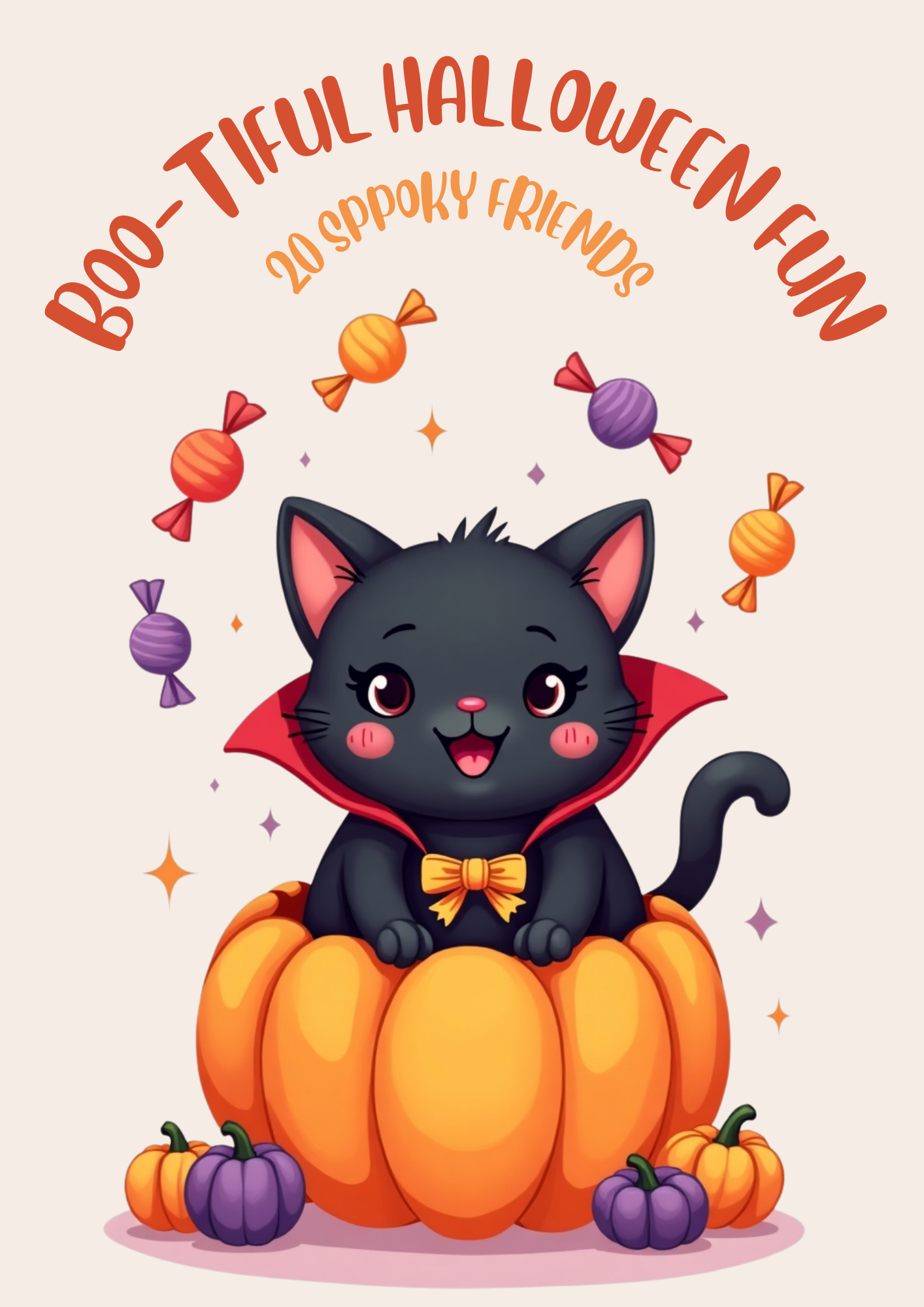 Boo-tiful Halloween Fun: 20 Spooky Friends by Print and Fun