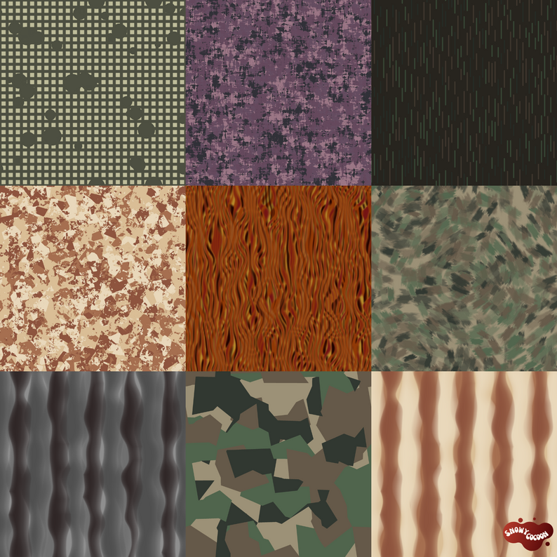 Camouflage Texture Pack - 2 by SnowyCocoon
