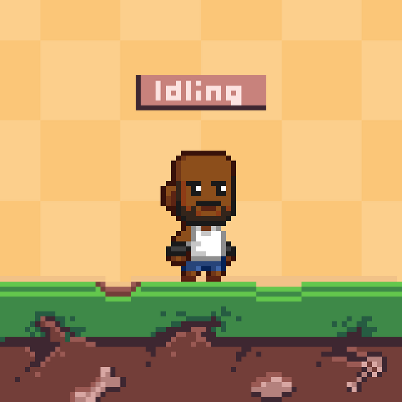 Basic Pixel Platformer Character Pack and Animations by Pixbob