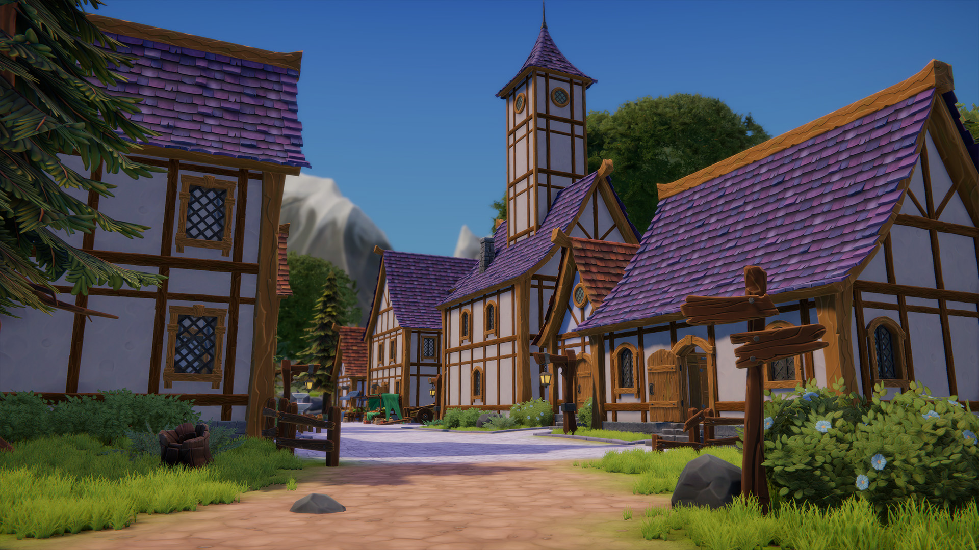 Stylized Medieval Village by JustCreate3D