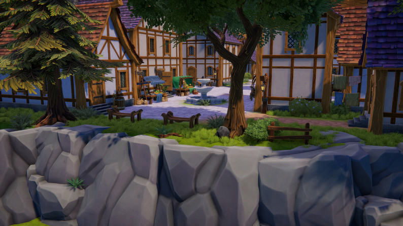 Stylized Medieval Village by JustCreate3D