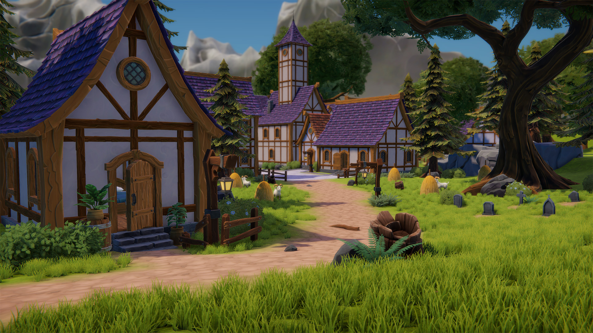 Stylized Medieval Village by JustCreate3D